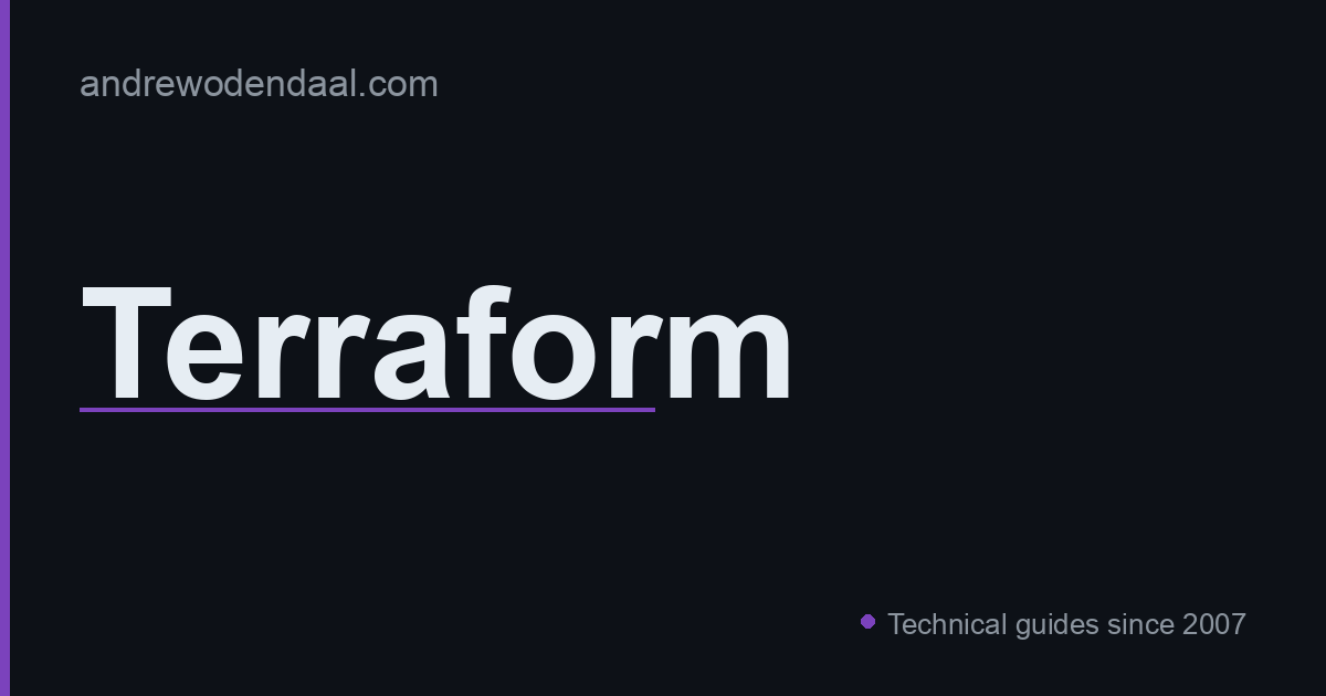 How to Refresh State in Terraform | Andrew Odendaal
